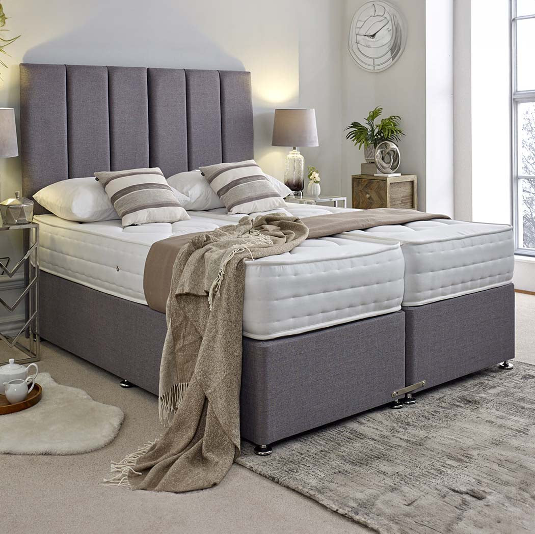 Essential Guest Hotel Zip and Link 2000 Pocket Sprung Divan Bed Set